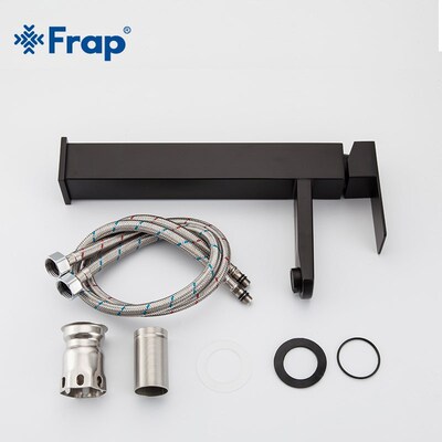 Basin Faucet Black Bathroom Sink Faucet Tap Stainless Steel