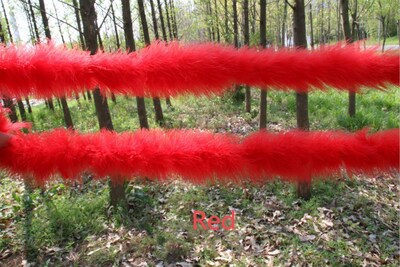 2 meters Thicken Fluffy Turkey Feather Boa Soft Full Plume T