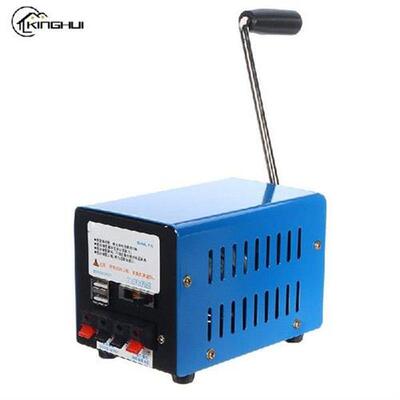 20W Emergency Hand Crank Dynamotor High Power Charger