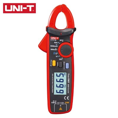 UT211B 60A Mini Clamp Meter True RMS Data retention LCD back