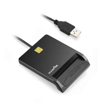 Rocketek CAC Smart Card Reader USB Common Access CAC Card Cr