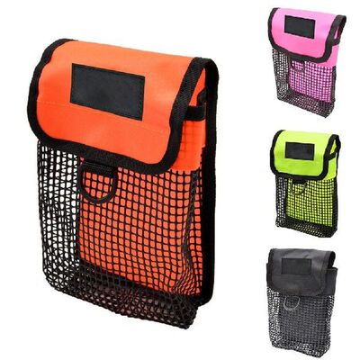 1pcs Scuba Diving Reel Snap Buoy Accessory Storage Bag Mesh