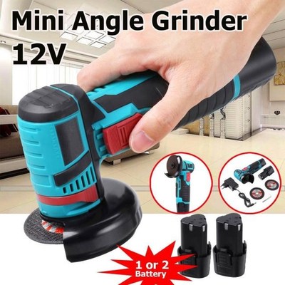 Drillpro 12V 500W Brushless Angle Grinder Mini Cordless Angl