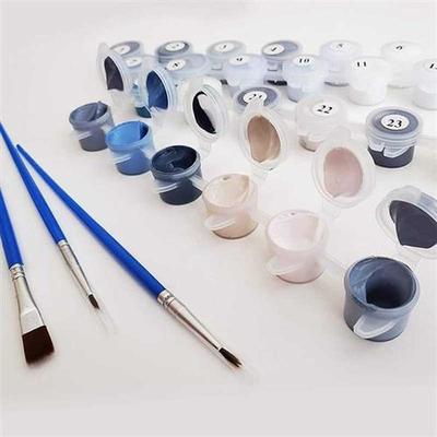 Paint By Numbers Kit for Adults Kids on Canvas with Paintbru