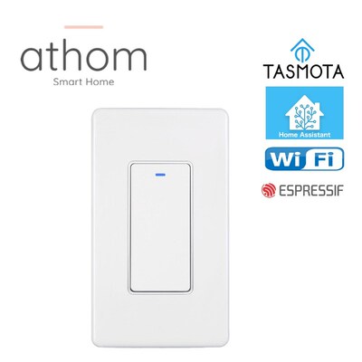 ATHOM US switch  pre flashed tasmota ESP8266 based WiFi swi