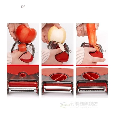 3 In1 Stainless Steel Multi-Function Peeler Fruit and Vegeta