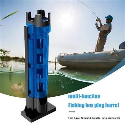 Fishing Box Pole Bracket Detachable Fishing Box Rod Display
