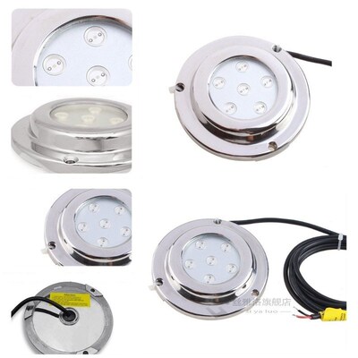6*1w Green Stainless Steel IP68 Waterproof LED Marine Underw