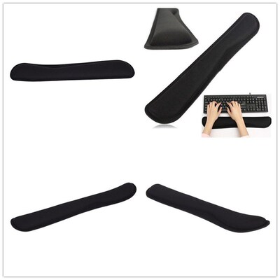 Wrist-Gel-Cushion Rest-Support Keyboard Comfort-Pad Black PC