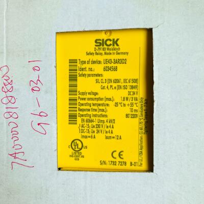 SICK UE43-3AR3D2 6034568 库议价