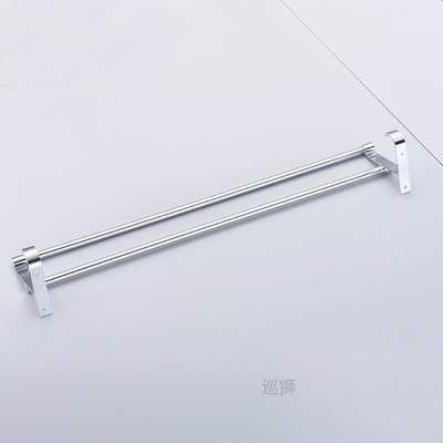 Towel Hanger Bars 40-60CM 2 Pole Punch-Free Shower Clothes H