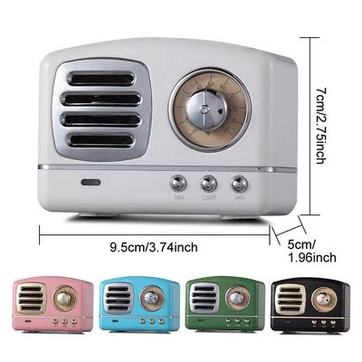 Retro Bluetooth Speaker Mini Speaker Outdoor Portable Creati