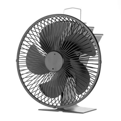 Wood Stove Fan Heat Powered 5 Blade Electric Fire Place