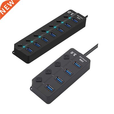 Computer Adapter USB Extend Hard Disk Powered USB 3.0 Hub Sp