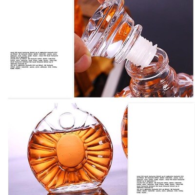 Whiskey Decanter  Bottle Crystal Glass Wine Beer Containers