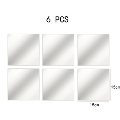 Bathroom Mirror Wall ers Decal 3D Self-adhesive Film Plastic