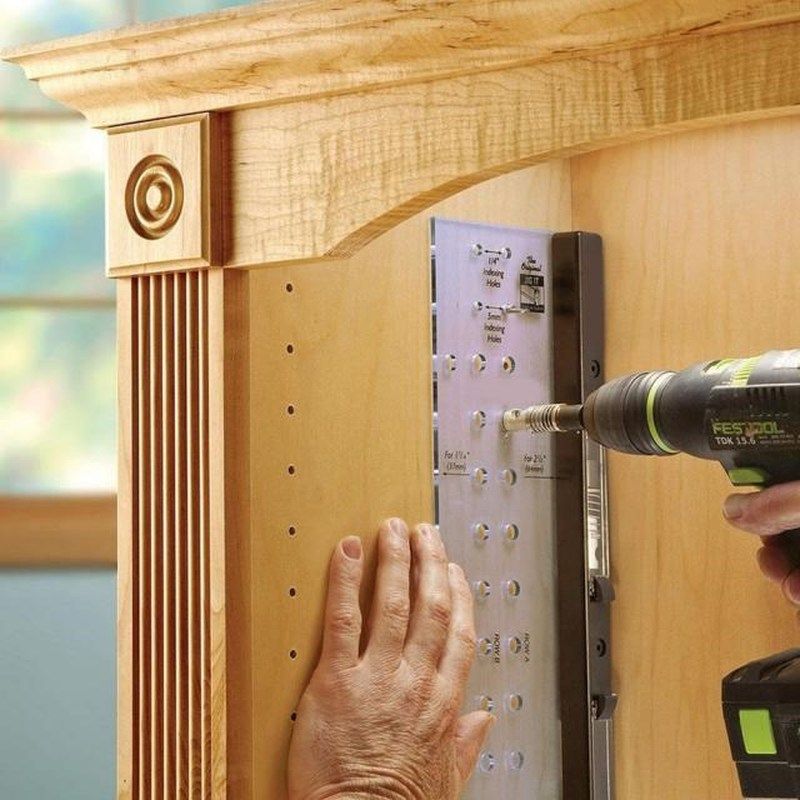 Home Bit Drilling Jig Tool Projects Reaming Shelf Pin Furnit