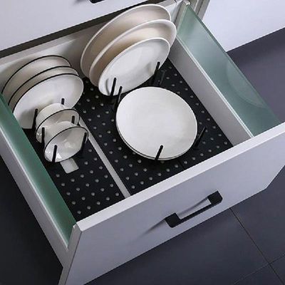 Kitchen Shelf Organizer Telescopic Dish Plate Drying Rack