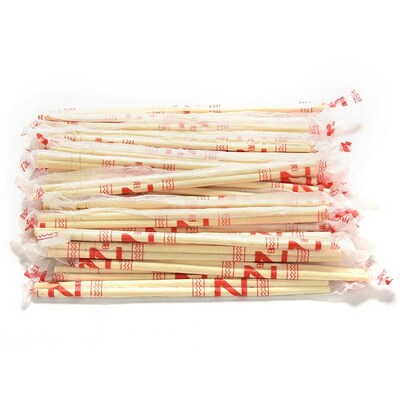 40Pairs japanese Disposable Bamboo Wood Chopsticks Restauran