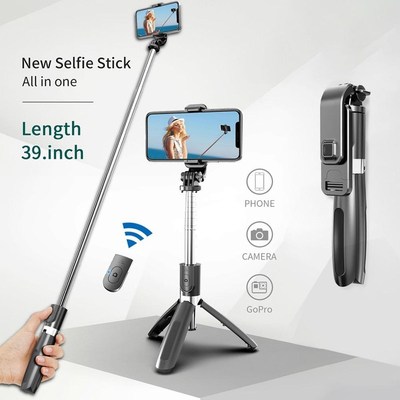 2 in 1 Mobile Phone Selfie Stick Tripod Portable Stand For