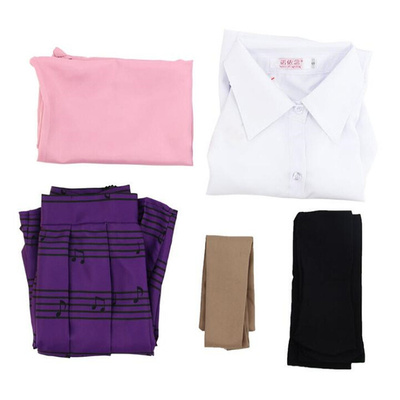 Game Dangan Akamatsu Kaede Cosplay Costume Anime Wome