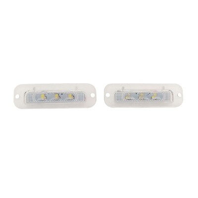 2X White License Plate Light LED  Benz W463 G Class G500 G55