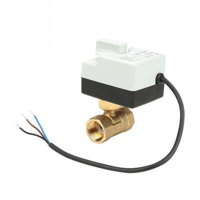 DN25/DN20/DN15 3-Wire 2-Way Brass Motorized Ball Valve for A