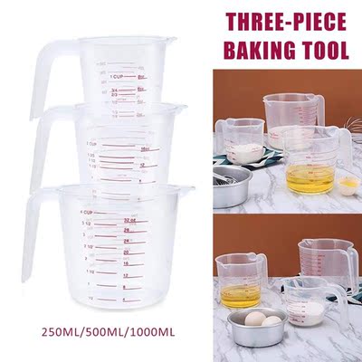 Plastic Measuring Cup Jug Pour Spout Surface Kitchen Measure