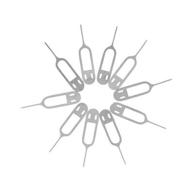 500pcs/lot Metal Universal smile Sim Card Tray Pin Ejecting