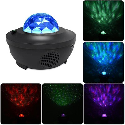 LED Star Projector Night Light Galaxy Starry Night Lamp Ocea