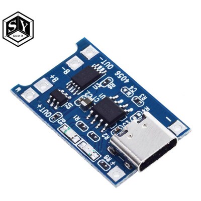5PCS type-c USB 5V 1A 18650 TP4056 Lithium Battery Charger M