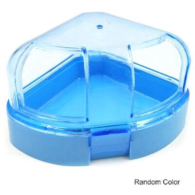 Hamster Bathroom Pet Plastic Mini Double Door Hamster Bath