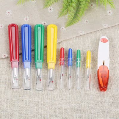 9Pcs/Set Cross-Stitch Sewing Thread Remover Plastic Handle C