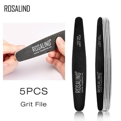 ROSALIND Nail Sponge Buffering Nail Files For Manicure Nail