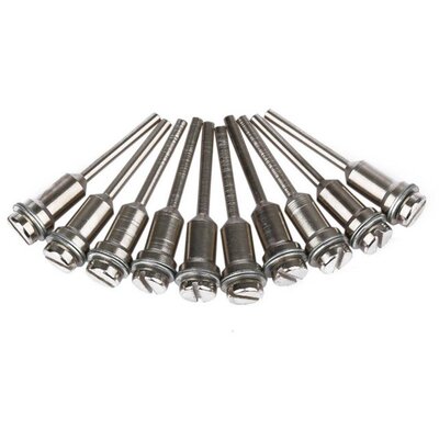 10PCS 3.17mm Shank Cuttig Disc Mandrel HSS Cutting Arbor Fix