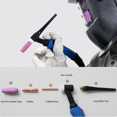Dinse Plug 200 Amp Tig Torch Air Cooled Tig Welding Torch Fl