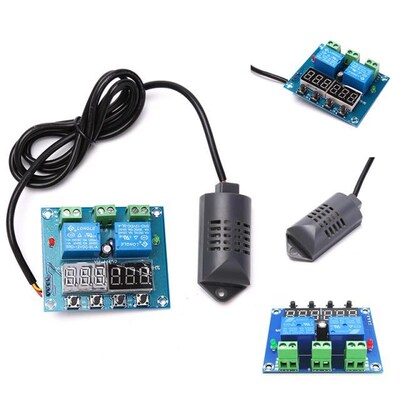 XH-M452 Humiture LED Digital Thermostat Humidistat DC 12V  C