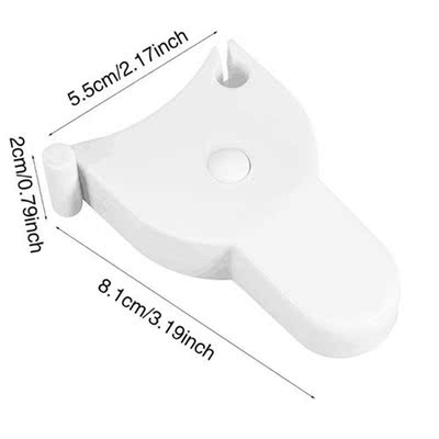 1Pcs Automatic Telescopic Tape Measure Body Measuring