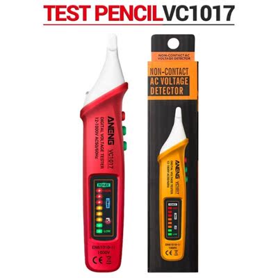 VC1017 Digital AC Voltage Meter Multimeter Pen 12-1000V NCV