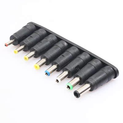 8pcs Universal Laptop DC Power Supply Adapter Connector Plug