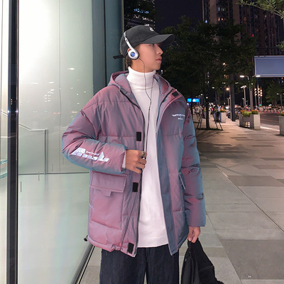 Men's down jacket in winter is fashionable冬季变色龙