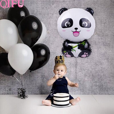 QF Panda Balloon Birthday Balloons Air Party Ballons Birthd