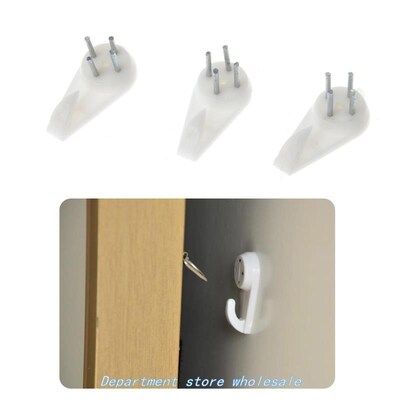 50 Pcs Plastic Invisible Traceless Wall Mount Photo Picture