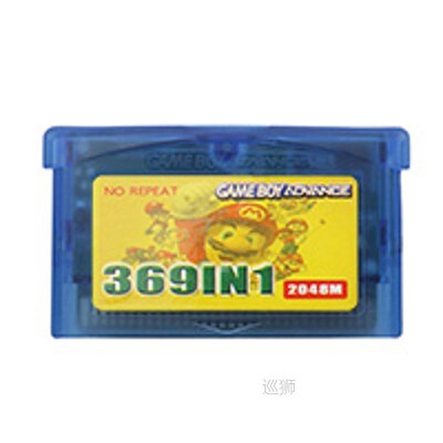 32 Bit 369 in 1 Compilation Video Game Cartridge Console Car