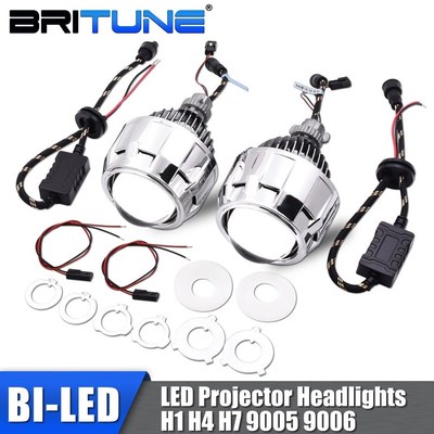 Bi-led Lens 2.5 LED Projector Headlight Lenses H7 H4 9005 90