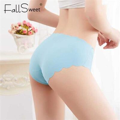 FallSweet 3 pcs/ lot ! Seamless Panties Solid Invisible Und