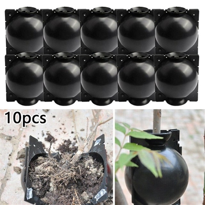 10Pcs Plant Rooting Ball Garden Nursery Pots Grafting Rootin