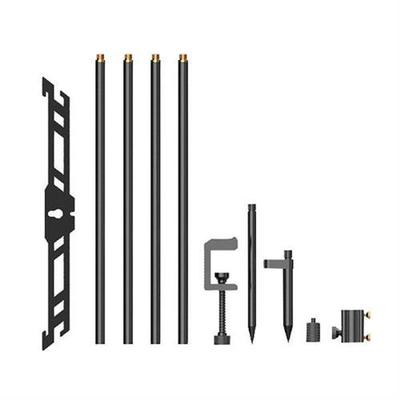 Aluminum Alloy Light Pole Rack Standing Floor Lamp Shelves