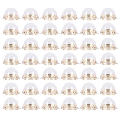 100pcs plastic dome boxes moon cake packing containers
