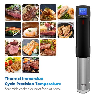 E  Sous Vide WI-FI Culinary Cooker 1000W Precise Temperature